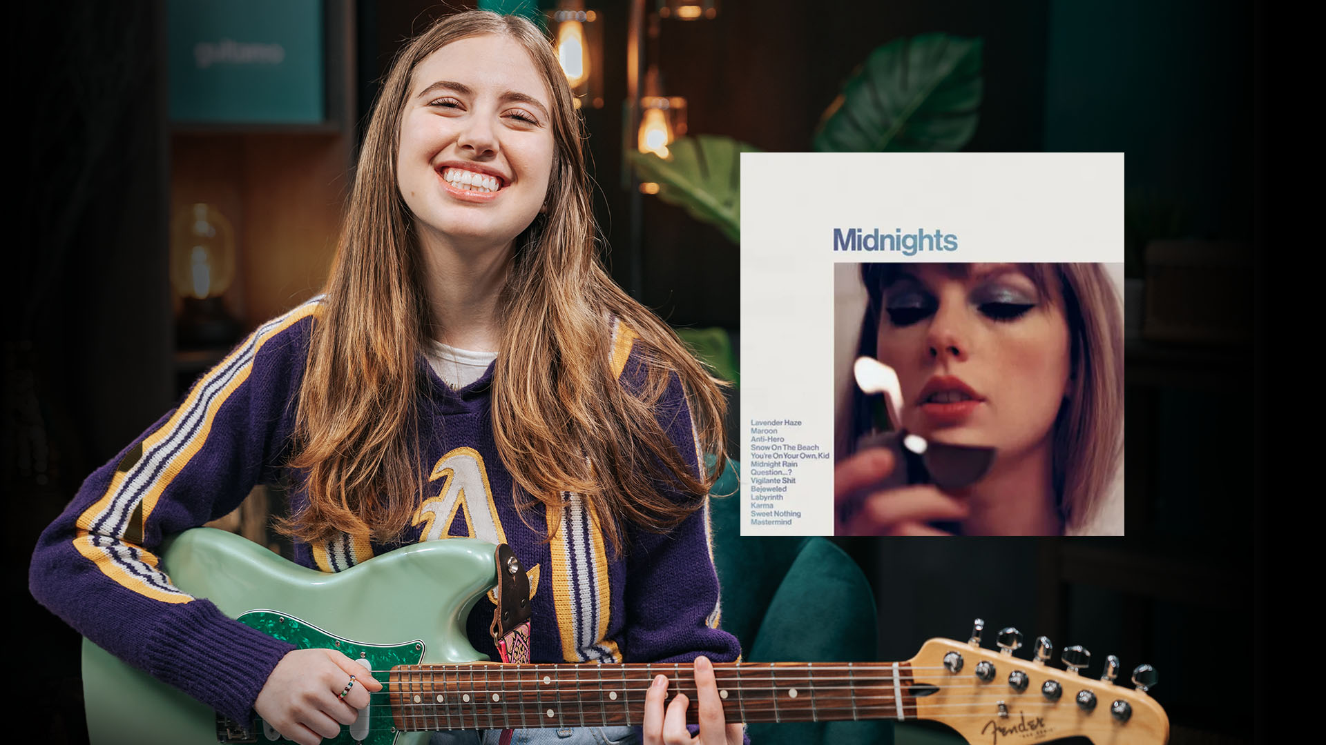 Adding Guitar to Anti-Hero by Taylor Swift on the Spot - Guitareo Riff