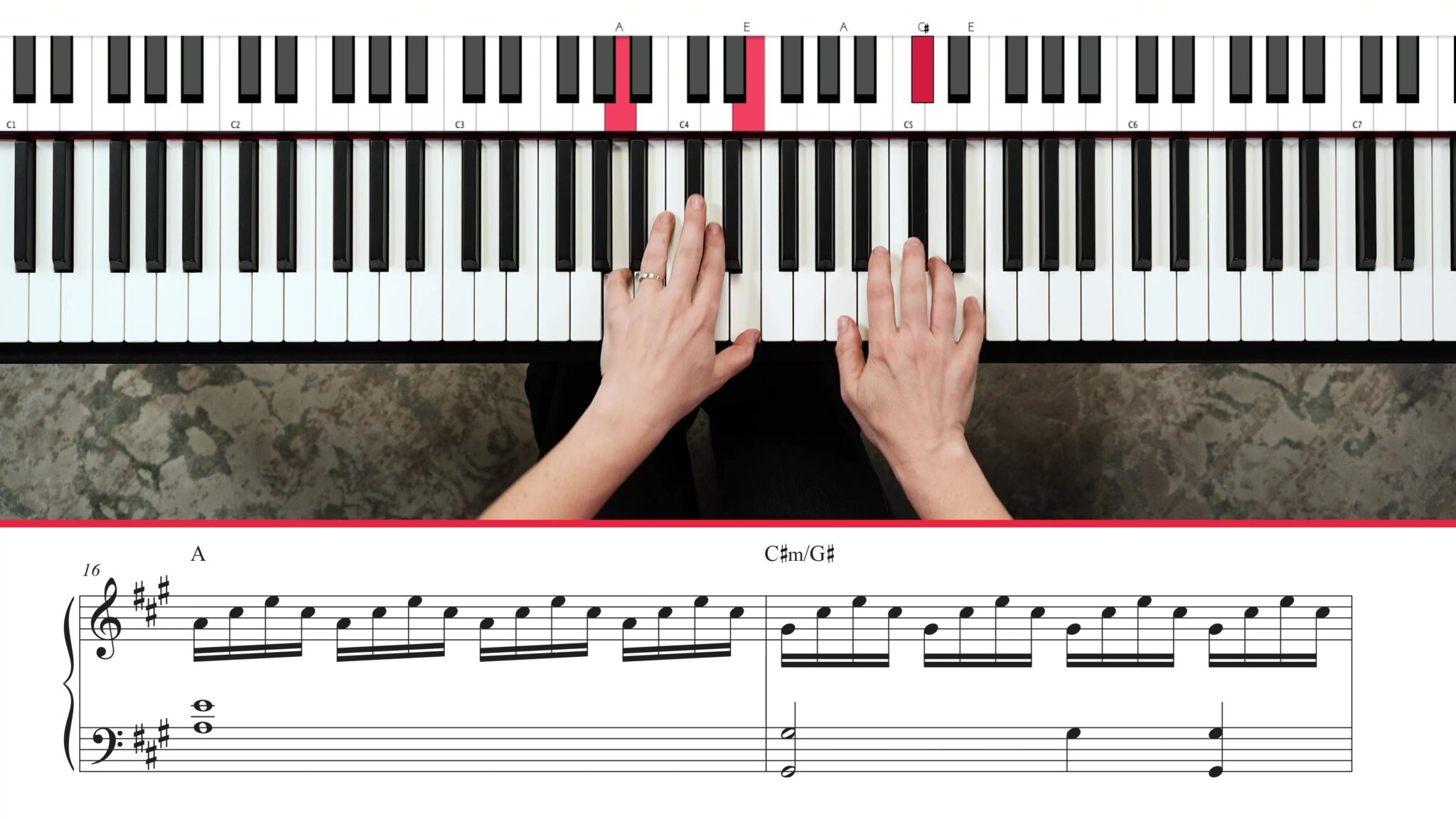Beautiful Piano Chord Patterns - Beginner Lesson